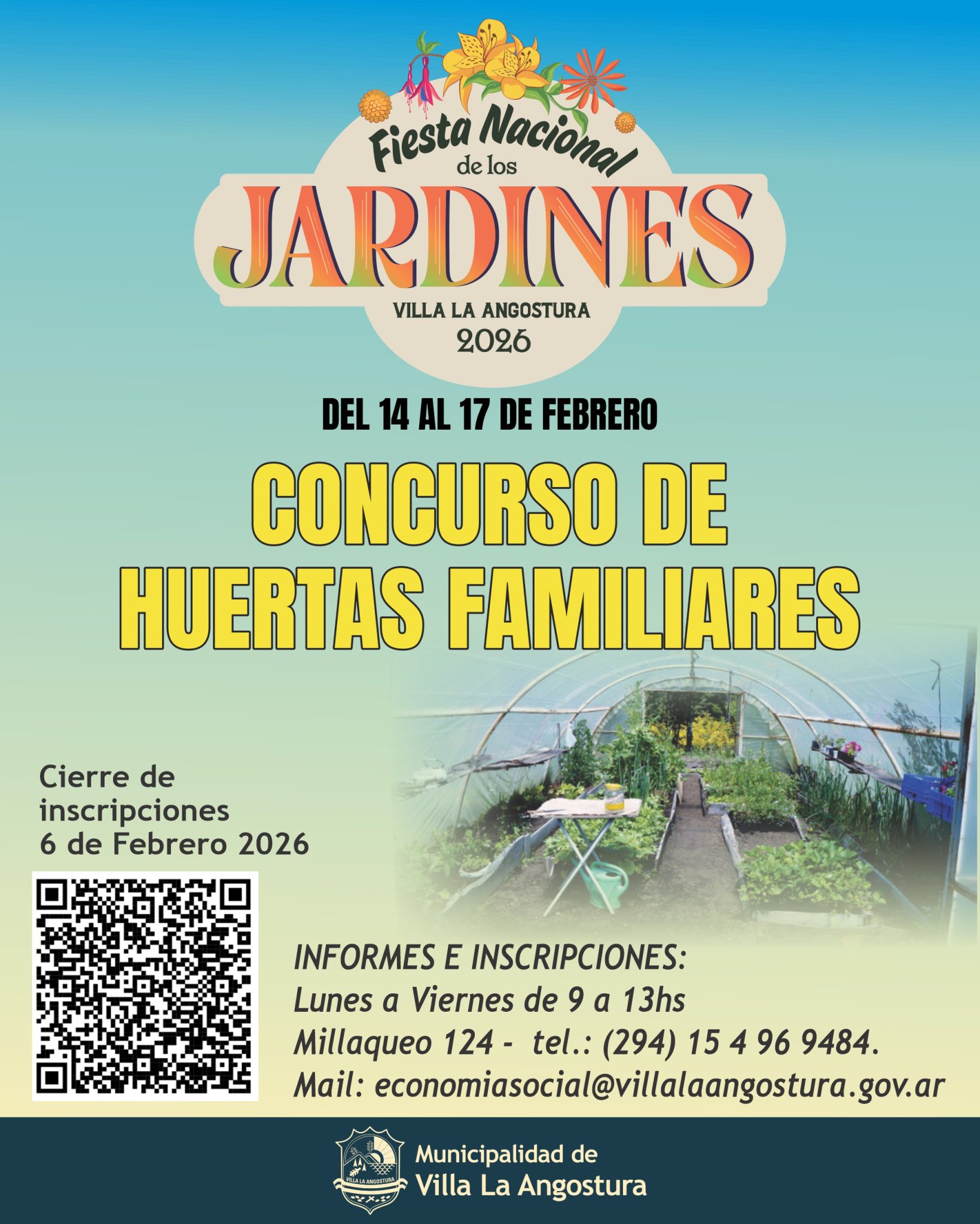 Convocatoria al Concurso de Huertas Familiares. – Angostura Informa